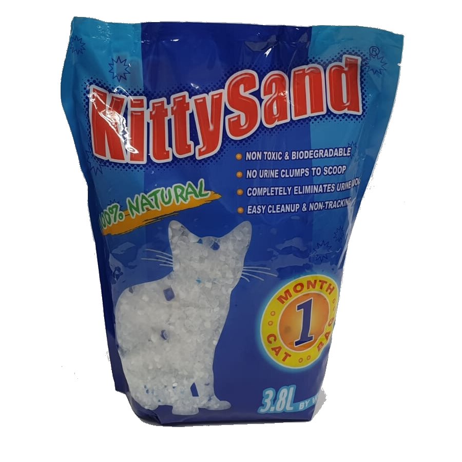 סיליקה ג'ל קיטי לחתולים 3.8 ליטר KITTY SAND | היגיינה | חתולים ...